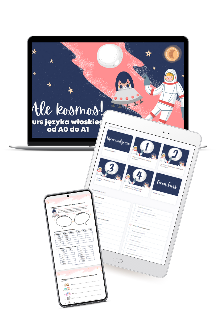 Ale kosmos – opis kursu – Kursy języka włoskiego